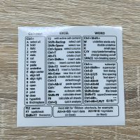 Temu TEMU Pvc Keyboard Shortcut Sticker For Office Software, 1pc ...