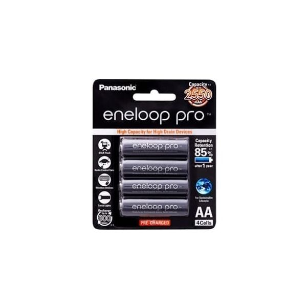 Panasonic Eneloop Pro Aa 2500mah Rechargeable Batteries 4pack Nz Prices