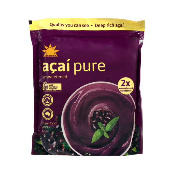Amazonia Acai Pure Unsweetened 400g Prices - FoodMe