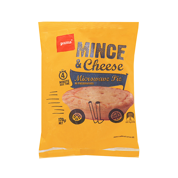 Pams Microwave Mince And Cheese Pie 170g Prices Foodme
