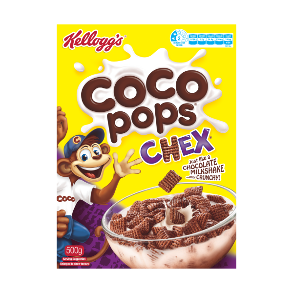 Kellogg's Coco Pops Chex Breakfast Cereal 500g Prices - FoodMe