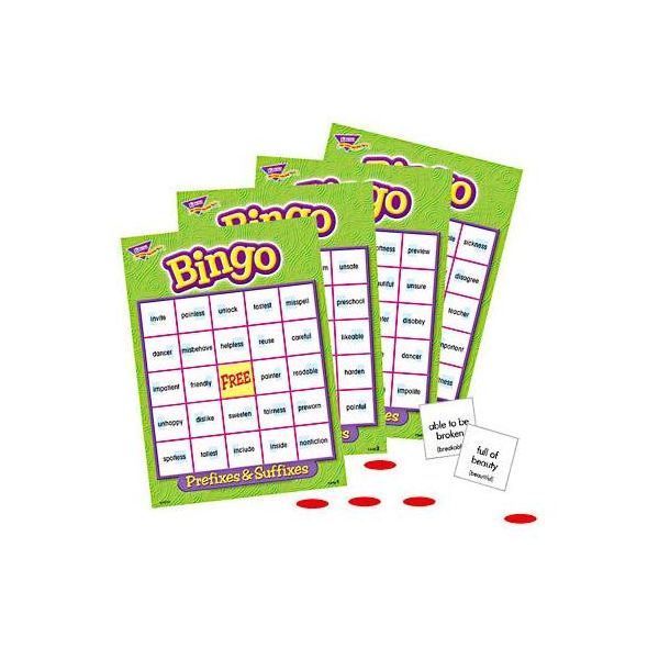 Prefixes and Suffixes Bingo Game NZ Prices - PriceMe